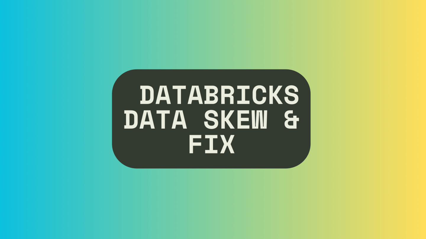 Understand & Eliminate Data Skew in Spark Jobs Using Databricks UI – Srinimf